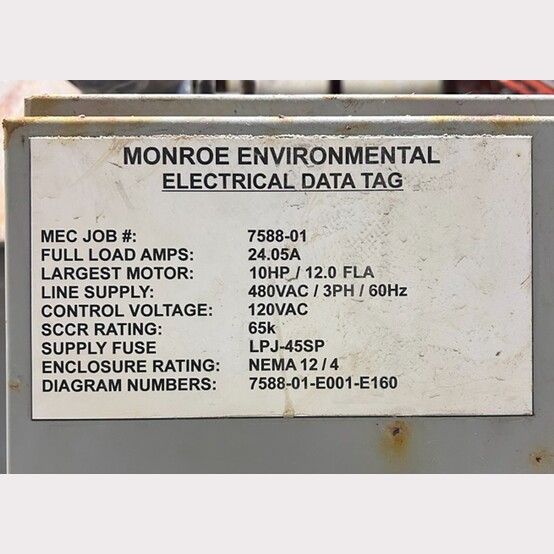 Monroe Environmental Wet Scrubber