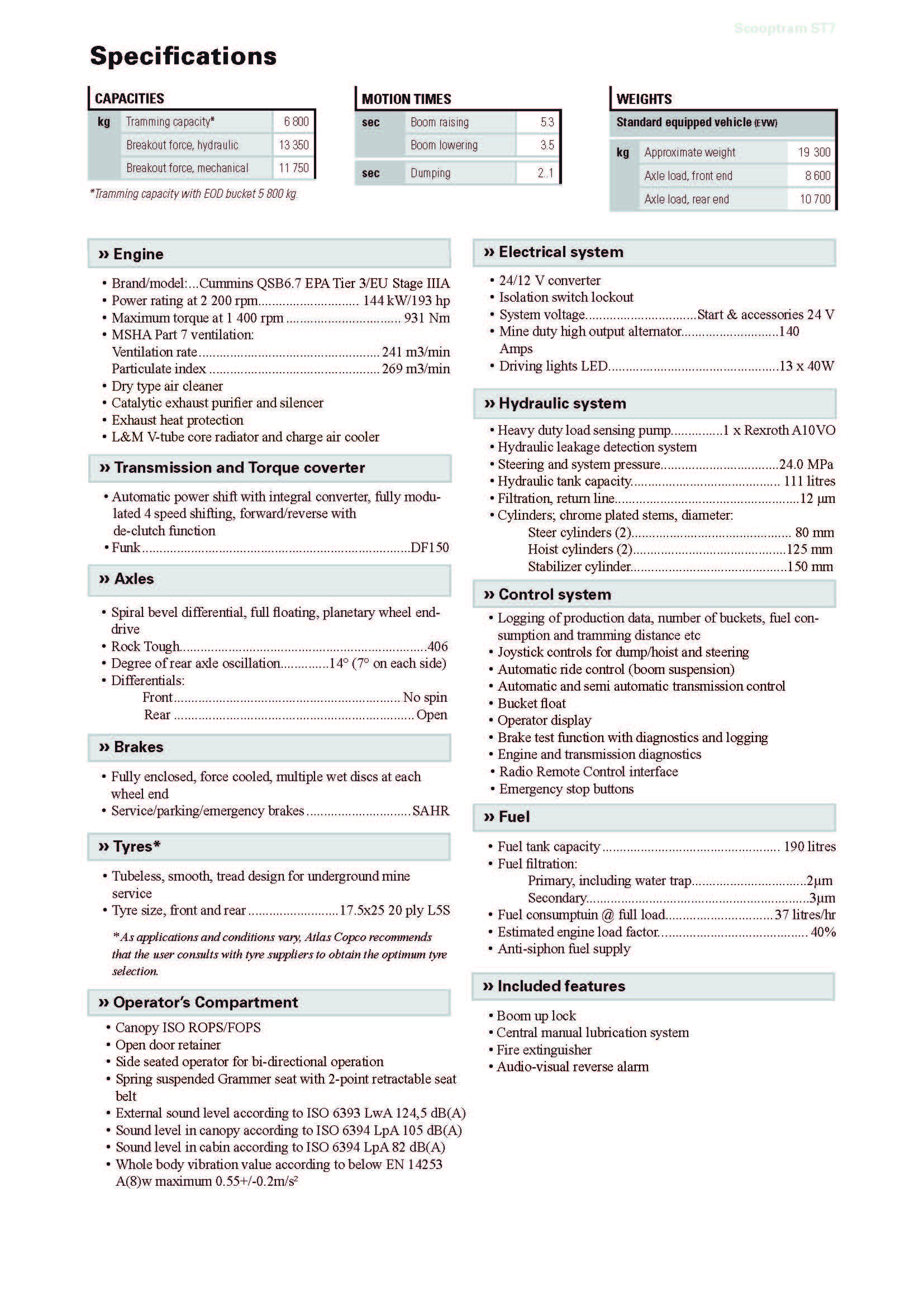 Epiroc ST7 Scooptram