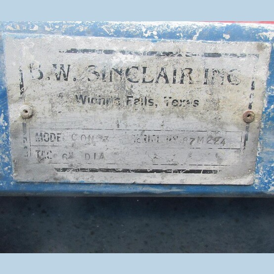 B.W. Sinclair CON3 Feed Hopper