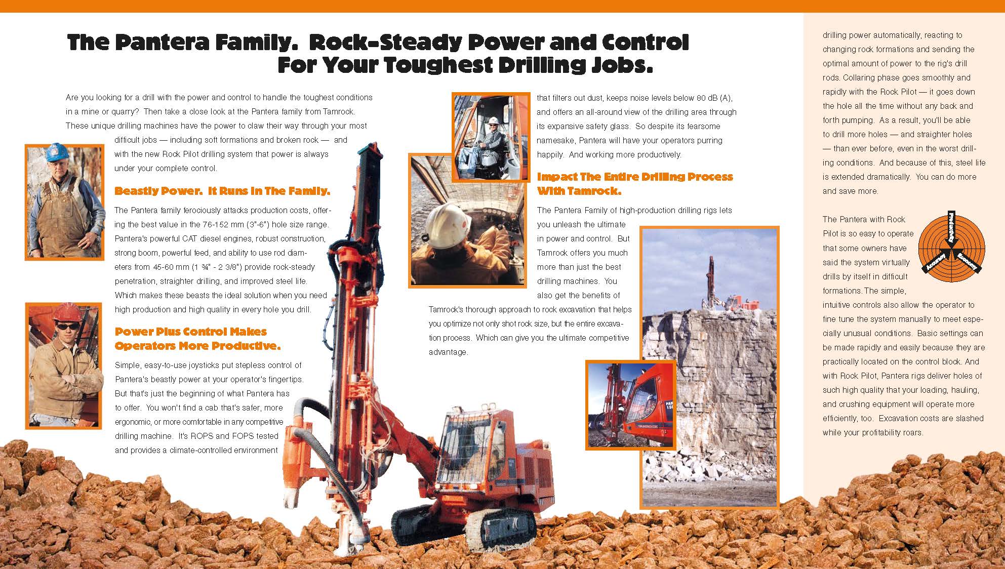 Tamrock Pantera 1500 Surface Drill