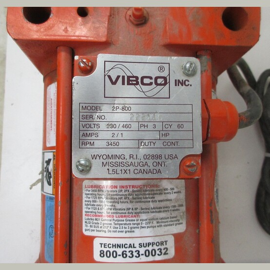 Vibco 2P-800-3 Vibrator Motor