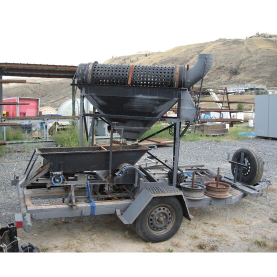 15in Dia. x 57.5in Long Portable Trommel