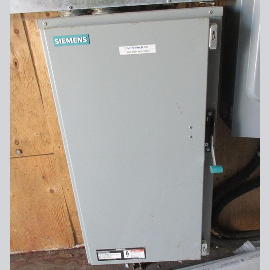 Siemens 400 Amp Fusible Disconnect