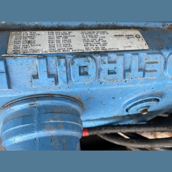 Generador Detroit 16V92TA Diesel de 800 kW