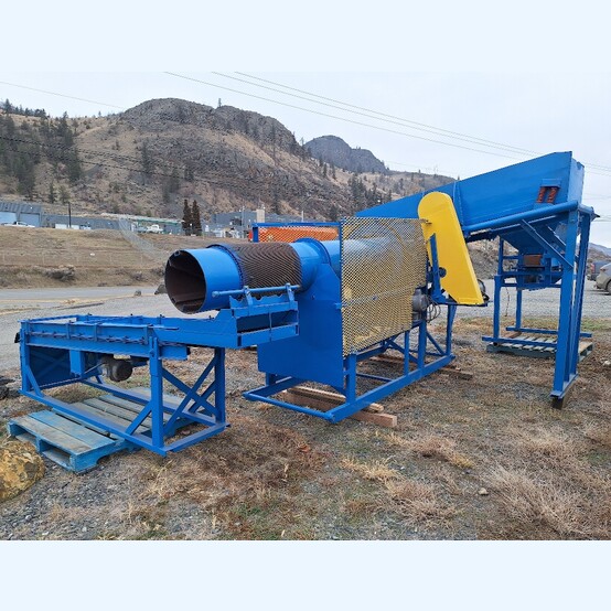 16in Dia. x 9.5ft Long Trommel Wash Plant