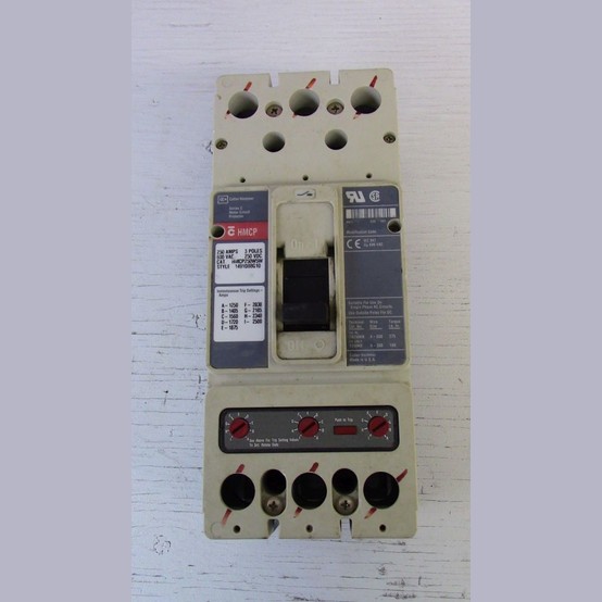 Used Cutler Hammer 3 Pole 250 Amp HMCP Breaker For Sale