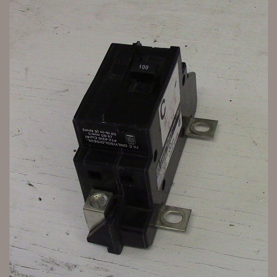 Used Square D 2 Pole 100 Amp Panel Main Breaker For Sale