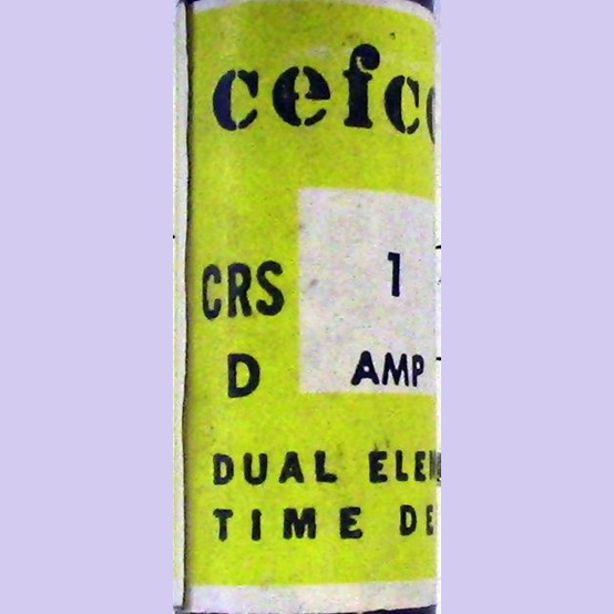 Used Cefcon 1 Amp CRS Type D Fuse For Sale