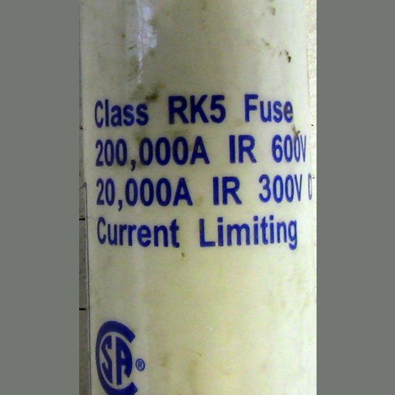 Used Gould Tri-Onic 20 Amp Class RK5 Fuse For Sale