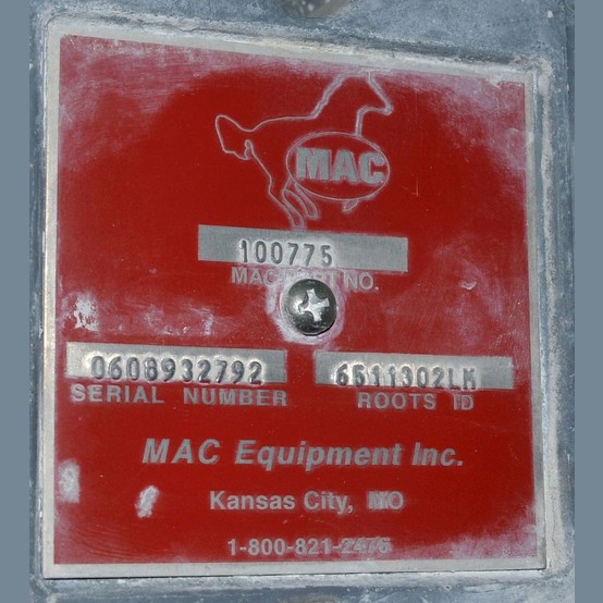 Mac Equipment Positive Displacement Blower Supplier Worldwide | Used ...