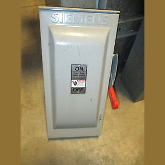 Used Siemens 100 Amp Non-Fused Disconnect For Sale