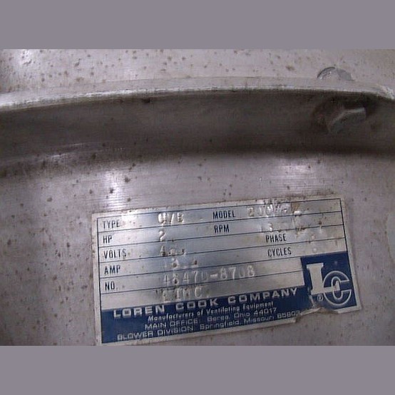 Loren Cook Fan Supplier Worldwide | Used Loren Cook 200CVB Fan For Sale