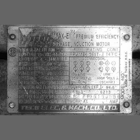 Teco Max-E 60 HP Induction Motor Supplier Worldwide | Used Teco Max-E ...