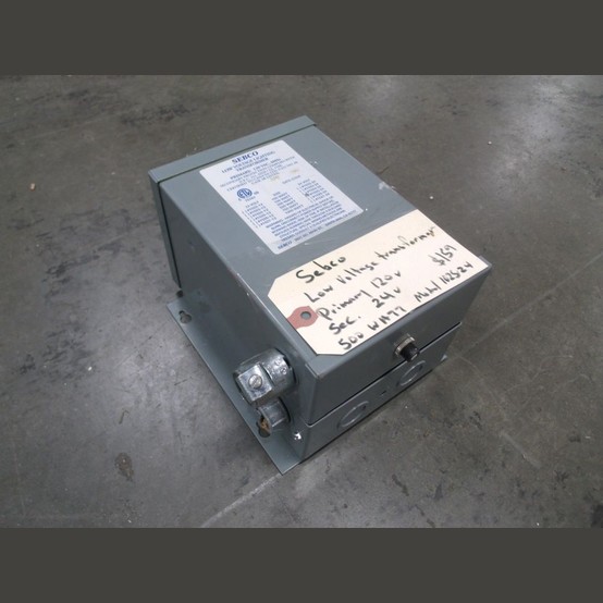 Sebco Transformer Supplier Worldwide | Used Sebco 120 VAC Transformer ...