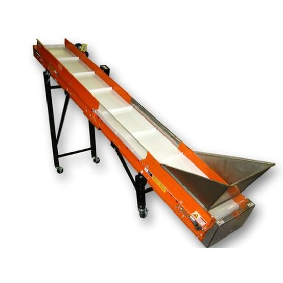 Eriez Inclined Portable Belt Conveyor Supplier | Used Eriez 18 in X 11. ...