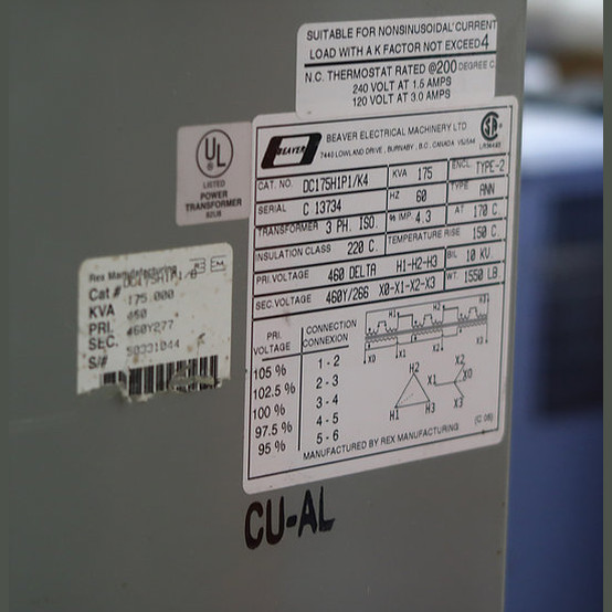 Beaver 175 kVA Isolation Transformer Supplier Worldwide | Used Beaver ...