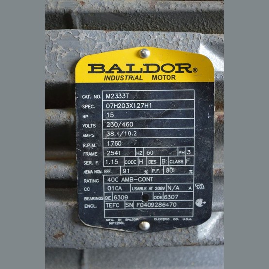 Baldor 15 hp Electric Motors Supplier Worldwide | Used Baldor Electric Motors For Sale