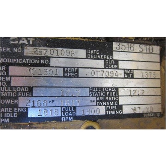 CAT 1500 kW Generator for sale | used CAT 1500 kW Generator for sale