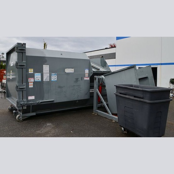 Wastequip Cardboard and paper compactor sold by Savona Equipment to ...