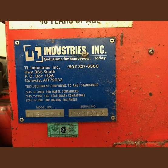 Savona Equipment Sells TL Industries Vertical Baler