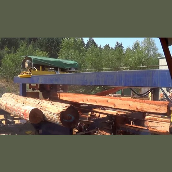 18 inch scragg mill has two 36 inch saws powered by 50 hp motors at 480 ...