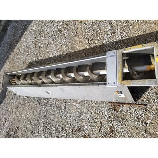 Savona Equipment Sells 9" Dia. x 10' Long Screw Auger Conveyor