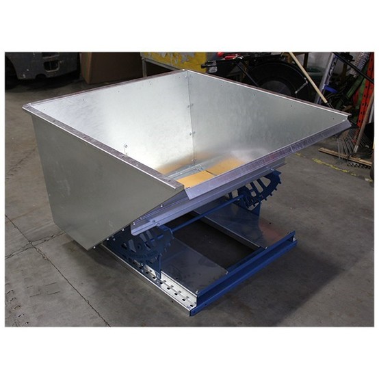 Savona Equipment Sells OCFab 1 Cu Yd Galvanized Hopper