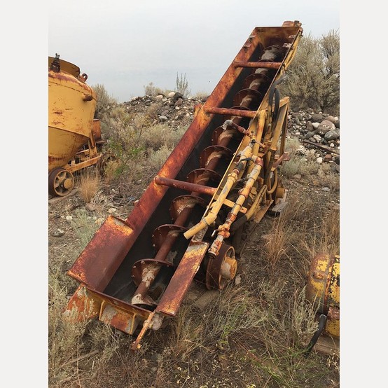 Savona Equipment Supplies Open Trough Concrete Auger Air Driven