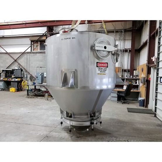 Savona Equipment Sells 160 Cubic Foot Stainless Steel Hopper