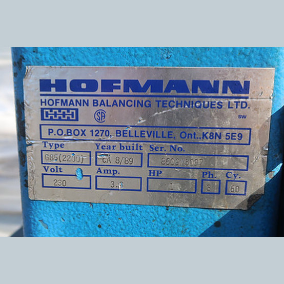 Savona Equipment Sells Hofmann Wheel Balancer
