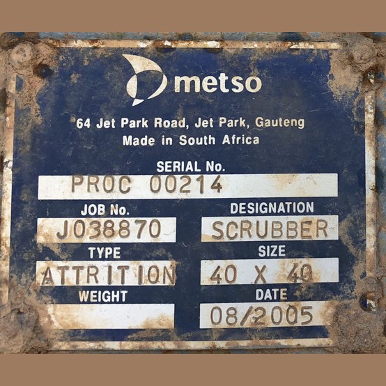 Savona Equipment Supplies 4 Cell Metso Attrition Scrubbers