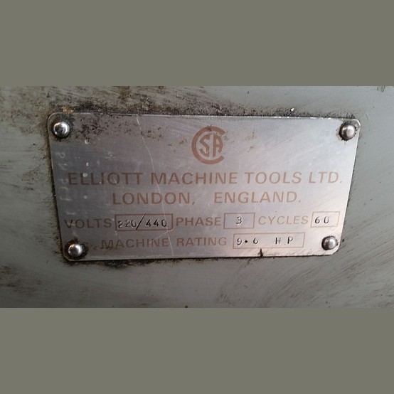 Elliott Horizontal Milling Machine