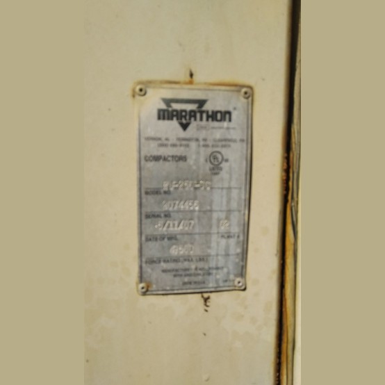 (3) 35 Yard Marathon Self-Contained Compactors