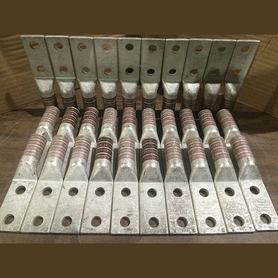 Burndy Long Barrel Compression Lugs