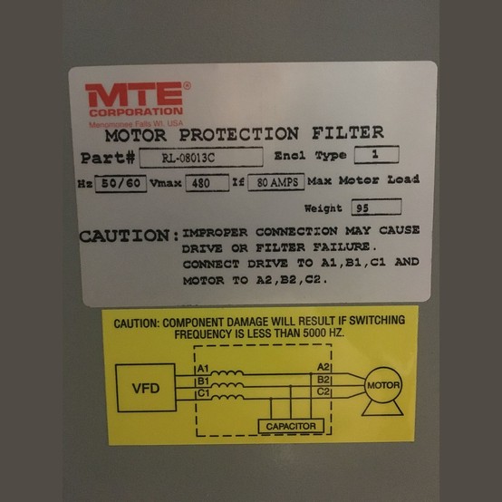 MTE Motor Protection Filter