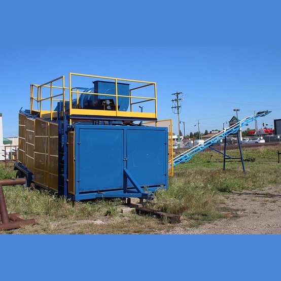 Savona Equipment Sells 66inch Portable Rotary Dryer/Rotary Kiln