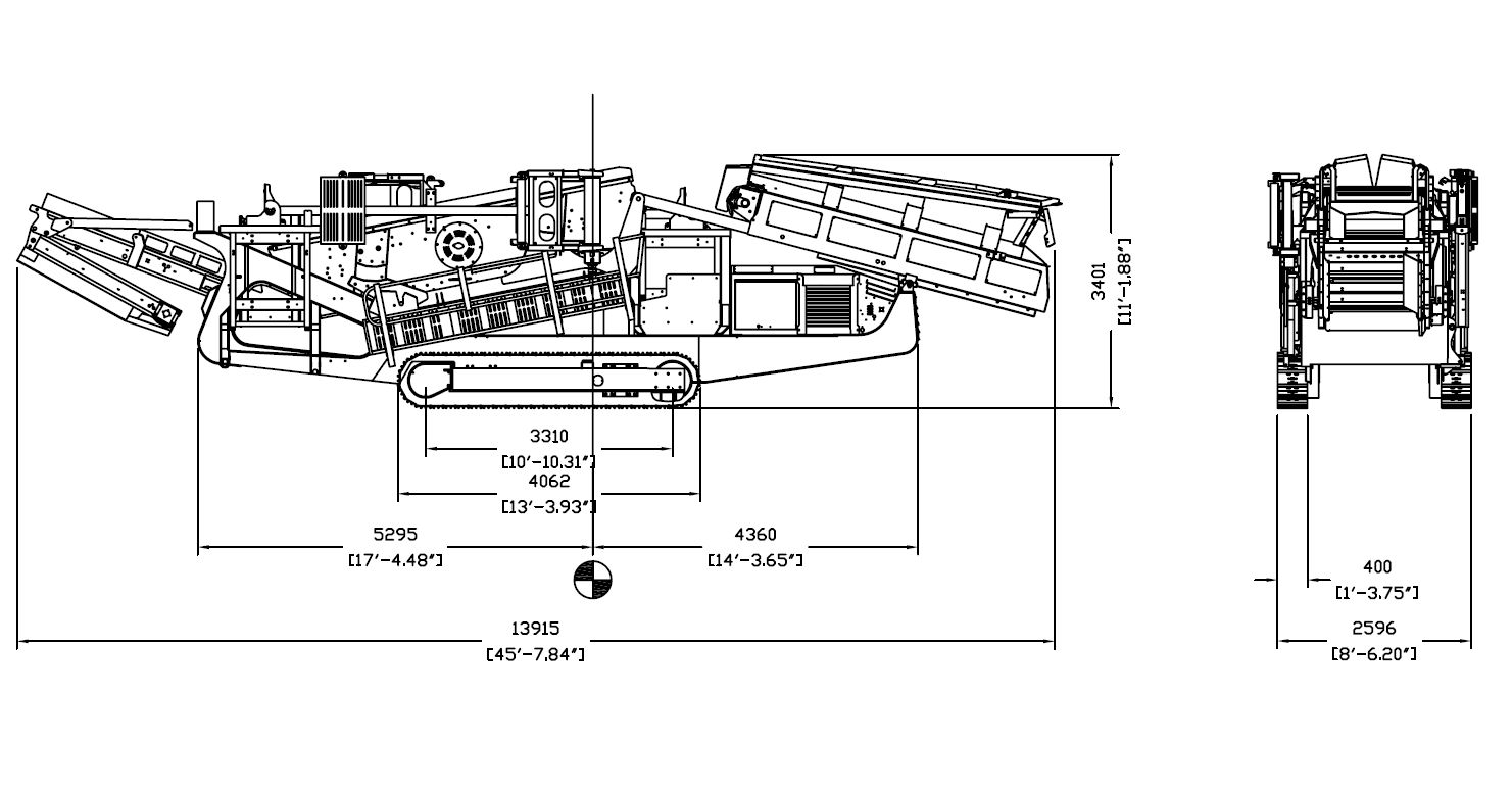 Sandvik QE340 Track Mounted Screen