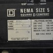 Square D Size 5 Motor Starter
