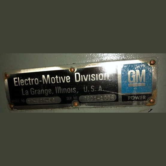 EMD 1500 kW Diesel Generator