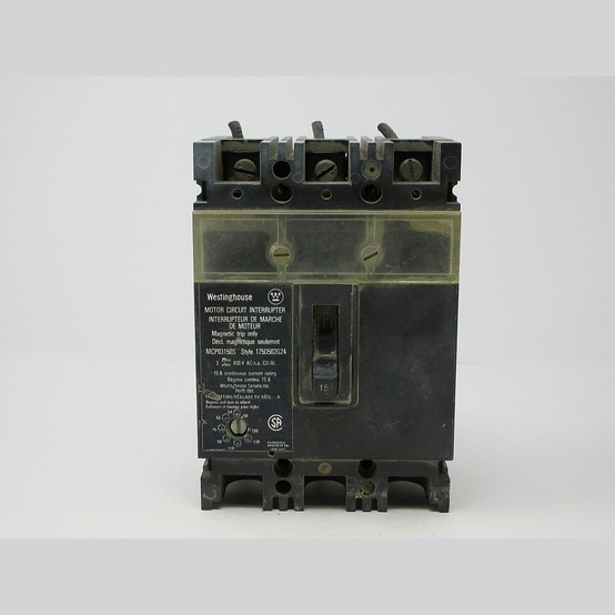Westinghouse 15 amp 3 pole MCP breaker