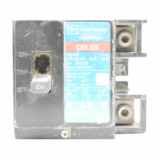Cutler Hammer 2Pole 200 Amp Breaker