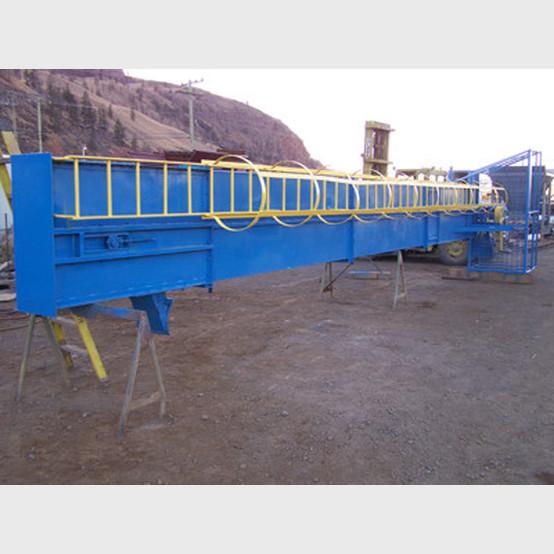 50ft Bucket Elevator, chain type, C/W 7in x 4in x 6in deep buckets.Unit ...