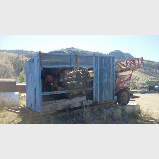 Used Longyear 38 Diamond Drill. Hydraulic Chuck, Skid Shack, Ford ...