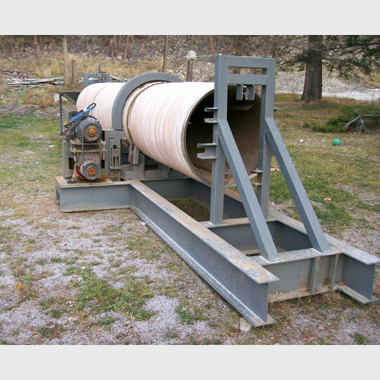 Used Stainless Steel Dryer.20 HP Motor c/w Inline Reducer. Auger Feeder ...