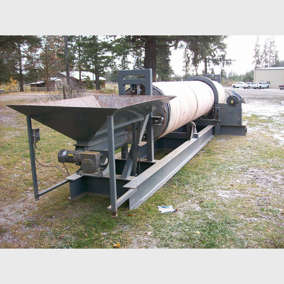 Used Stainless Steel Dryer.20 HP Motor c/w Inline Reducer. Auger Feeder ...