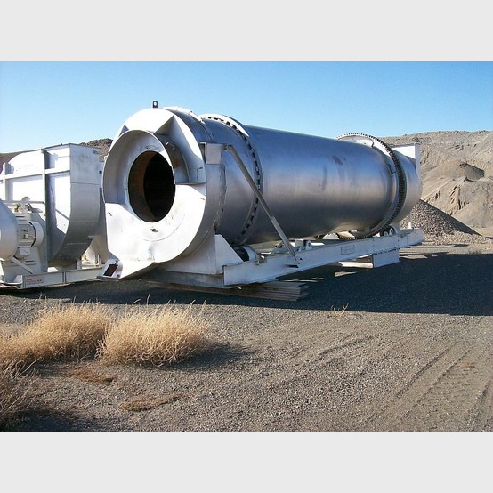 Used Standard Asphalt Dryer. 8 ft. dia. x 30 ft. Long. Model: 8-30 ...