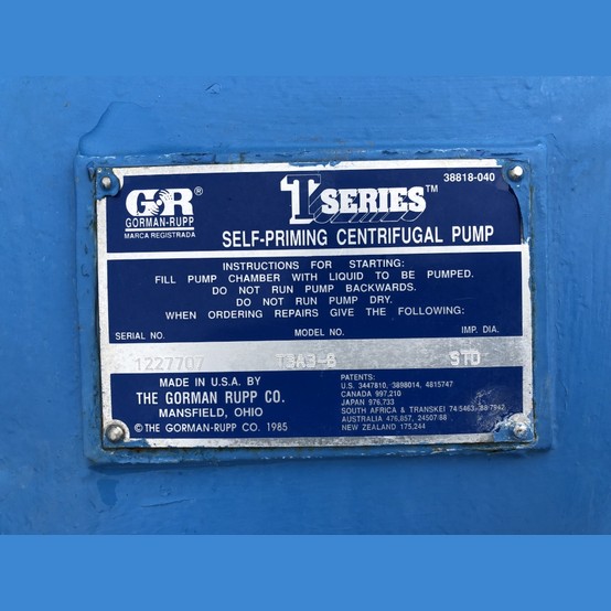 Gorman Rupp Centrifugal Pump