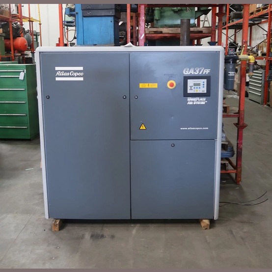 Atlas Copco 220.3 CFM Rotary Screw Compressor