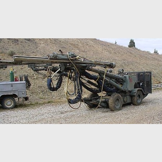 Used Gardner Denver Mini-Bore Jumbo Drill. 2 Boom. Can be supplied with ...
