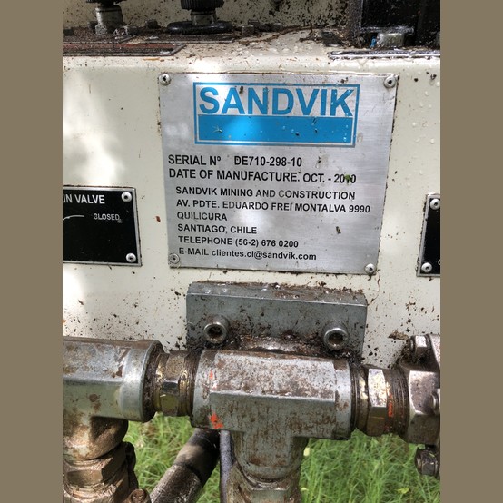 Perforadora de Diamante Sandvik DE710